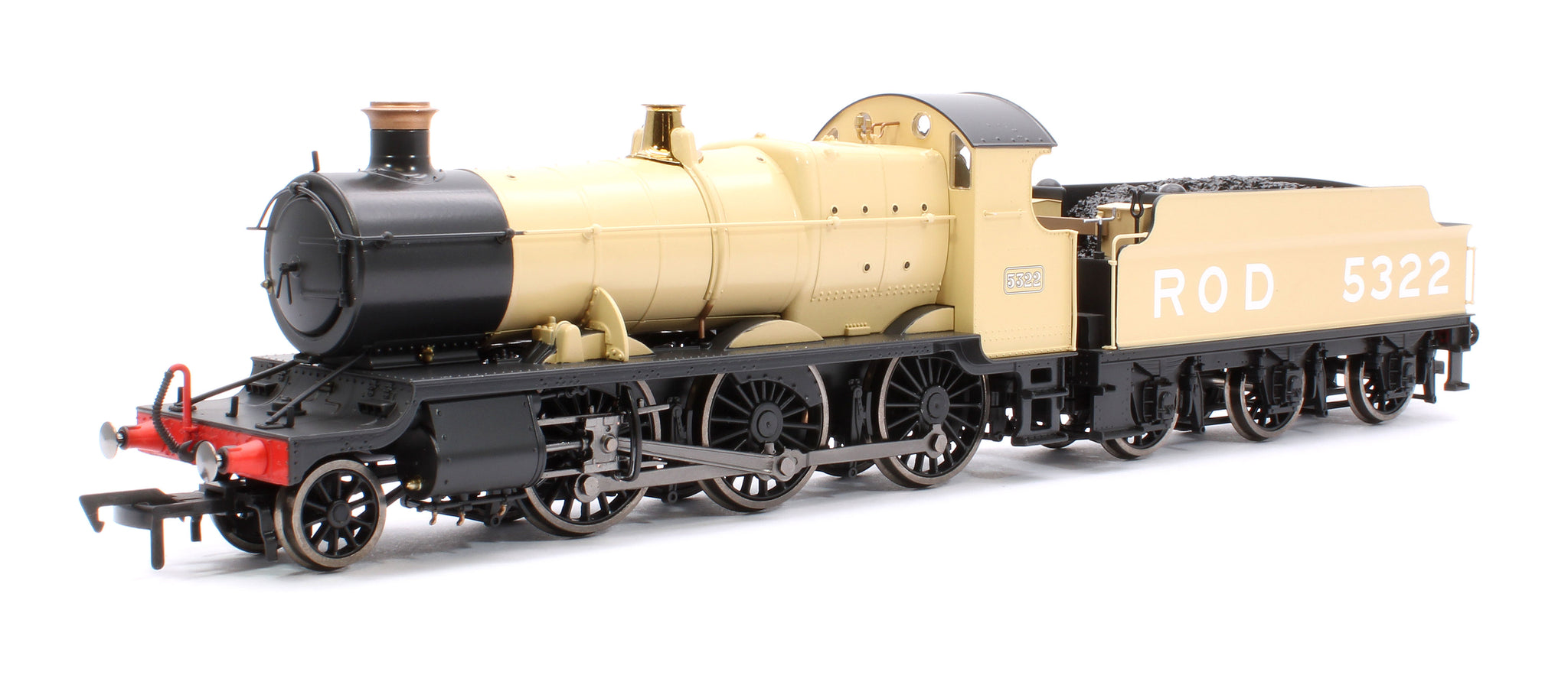 Dapol 4S-043-008S GWR 43xx 2-6-0 Mogul 5322 Khaki Steam Locomotive ...
