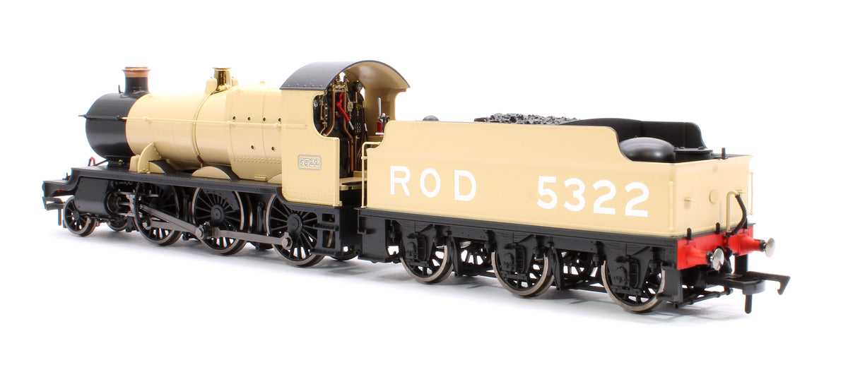 Dapol 4S-043-008 GWR 43xx 2-6-0 Mogul 5322 Khaki Steam Locomotive ...