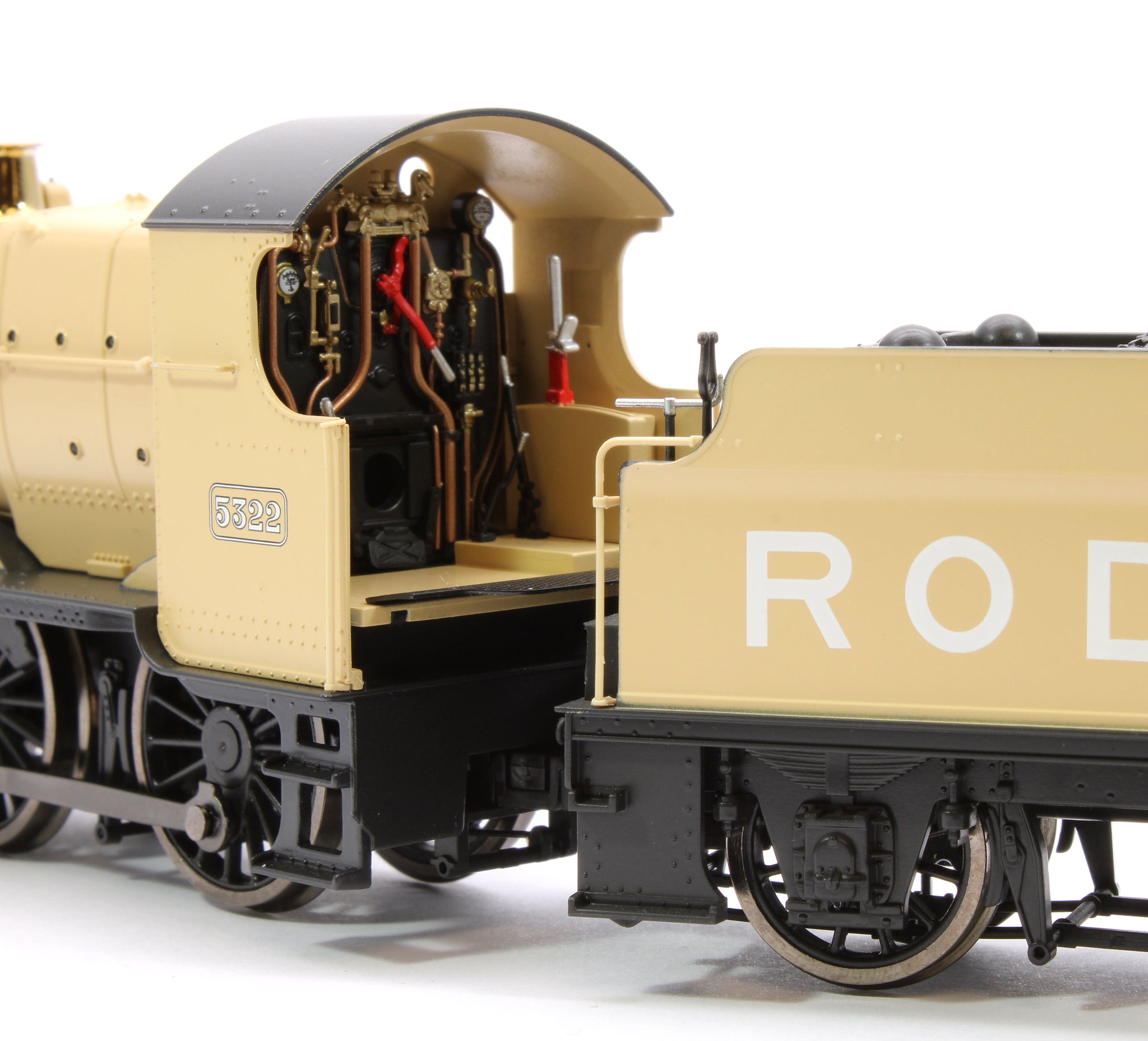 Dapol 4S-043-008 GWR 43xx 2-6-0 Mogul 5322 Khaki Steam Locomotive ...