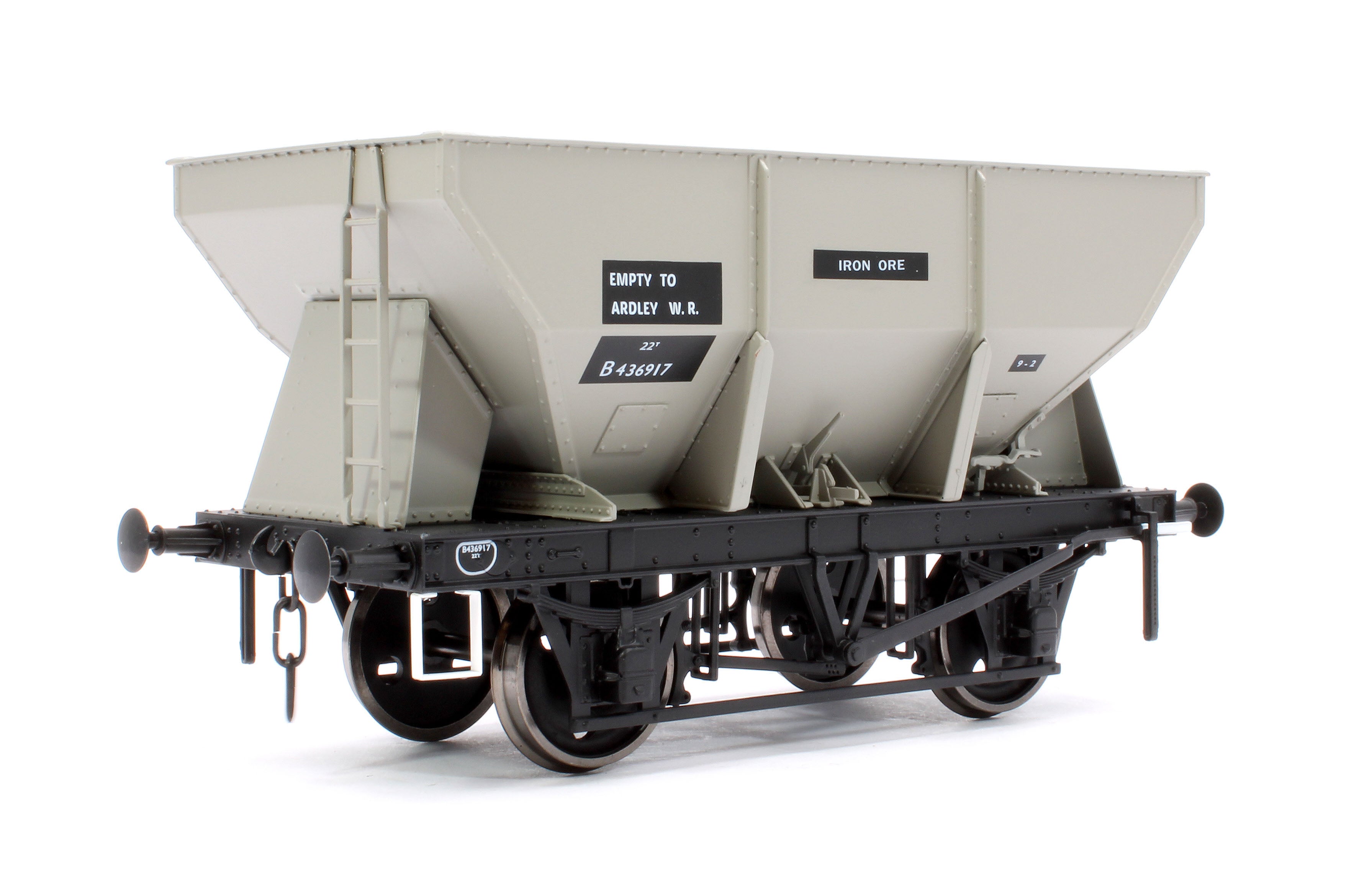 Dapol 7F-033-003 24T Steel Ore Hopper Grey B436917 Empty to – Rails