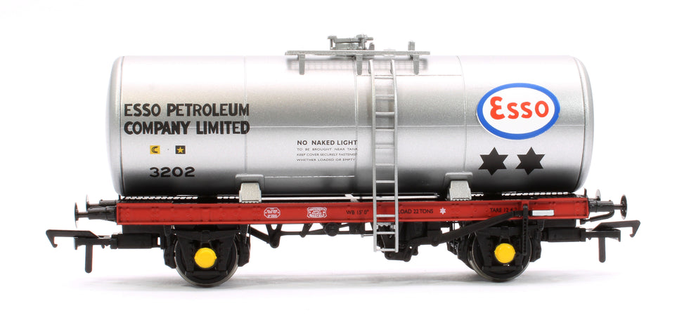 Heljan 35t ‘A Tank’ ESSO Silver/Red (Full Branding) No.3200/3201/3202 ...