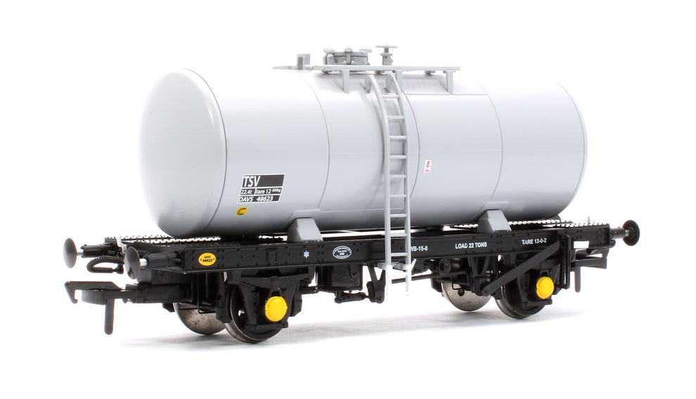 Heljan 1116 35t ‘B Tank’ Grey TSV Molasses Tank – Rails