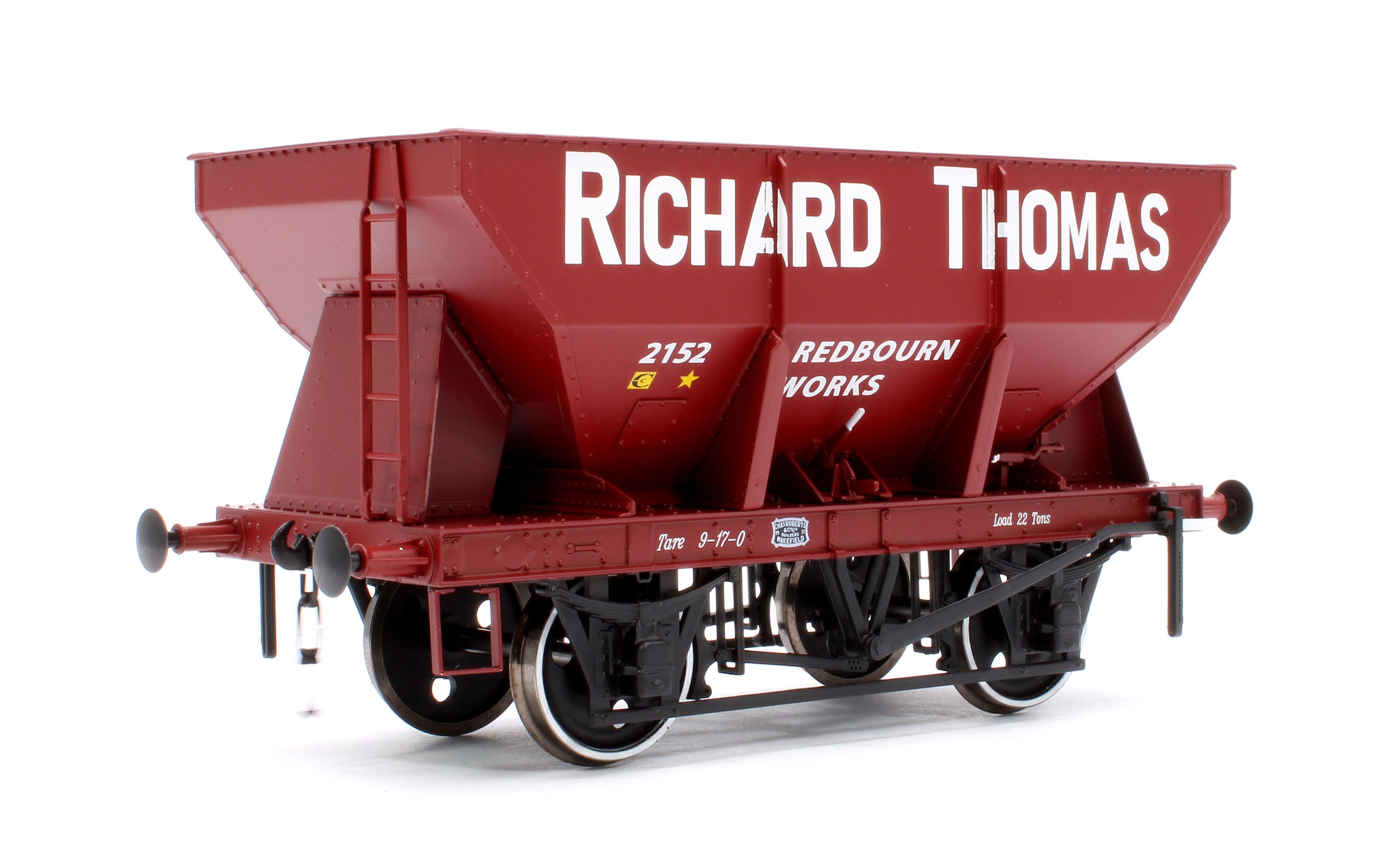 Dapol 7F-033-007 24T Steel Ore Hopper Red Oxide 2512 Richard – Rails