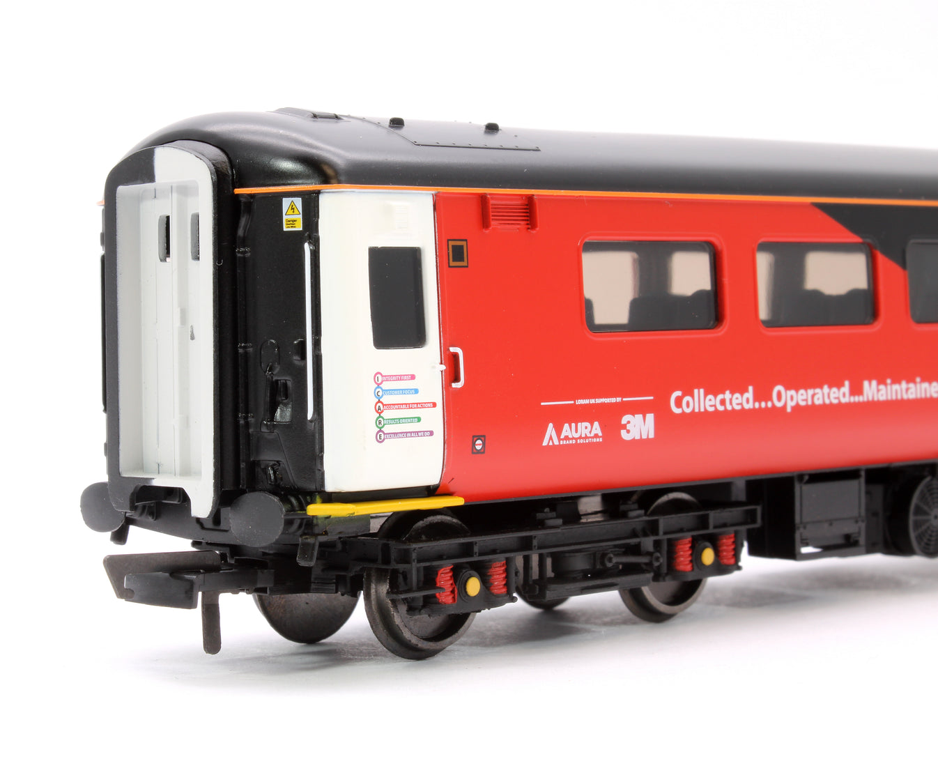 Hornby R40144 Mk2F Brake Second Open Loram Rail Operations – Rails