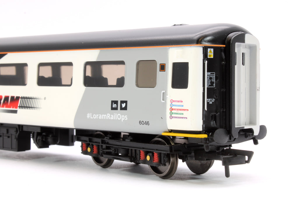 Hornby R40143 Mk2F Second Open Loram Rail Operations 6046 – Rails