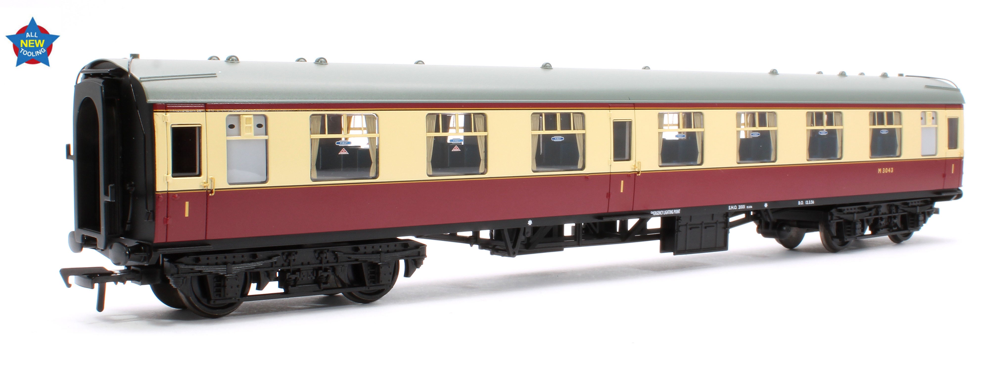 Bachmann 39-825A BR MK1 FO First Open BR Crimson & Cream – Rails