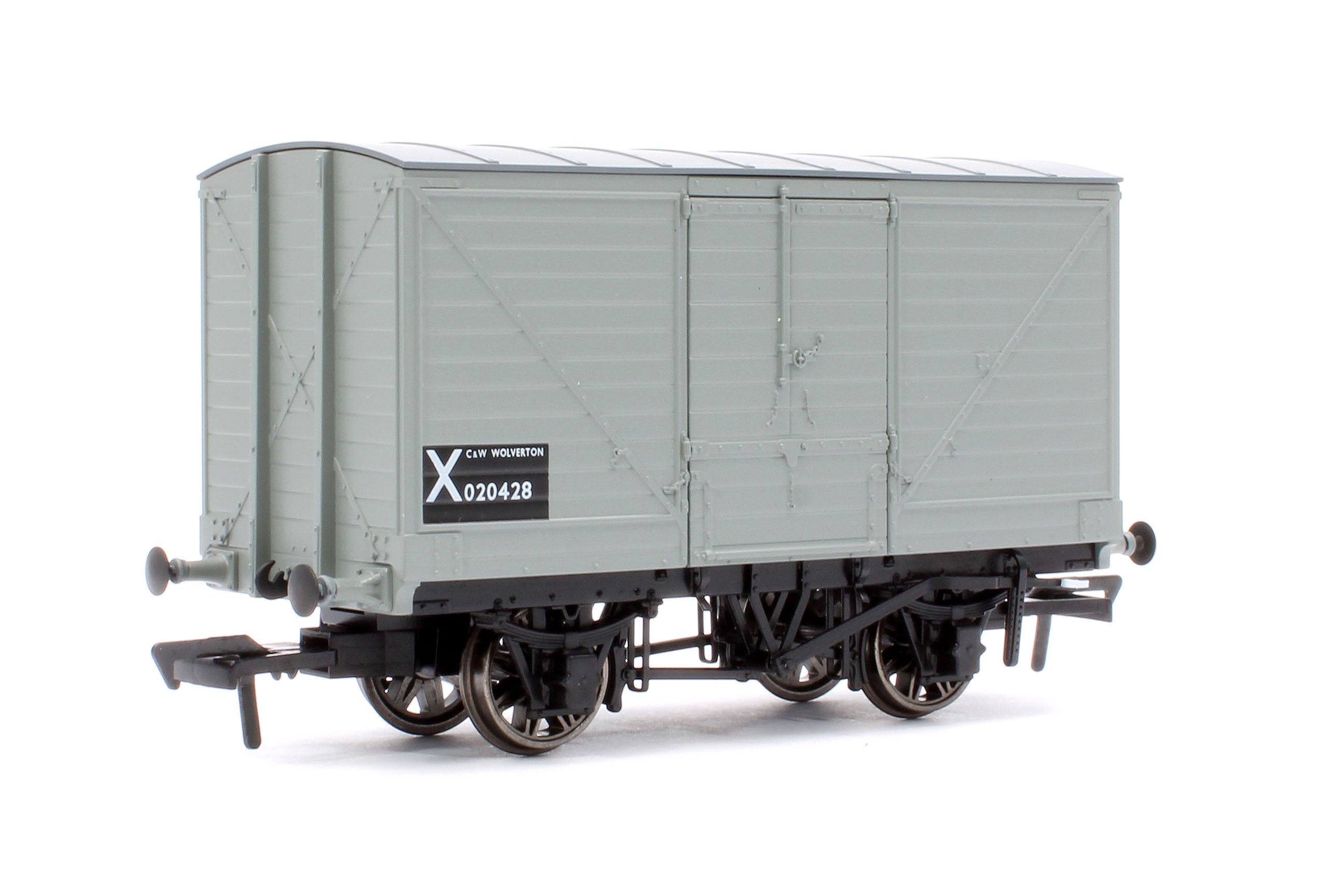 Rapido Trains UK 945013 LNWR D88 10T Covered Van, BR – Rails