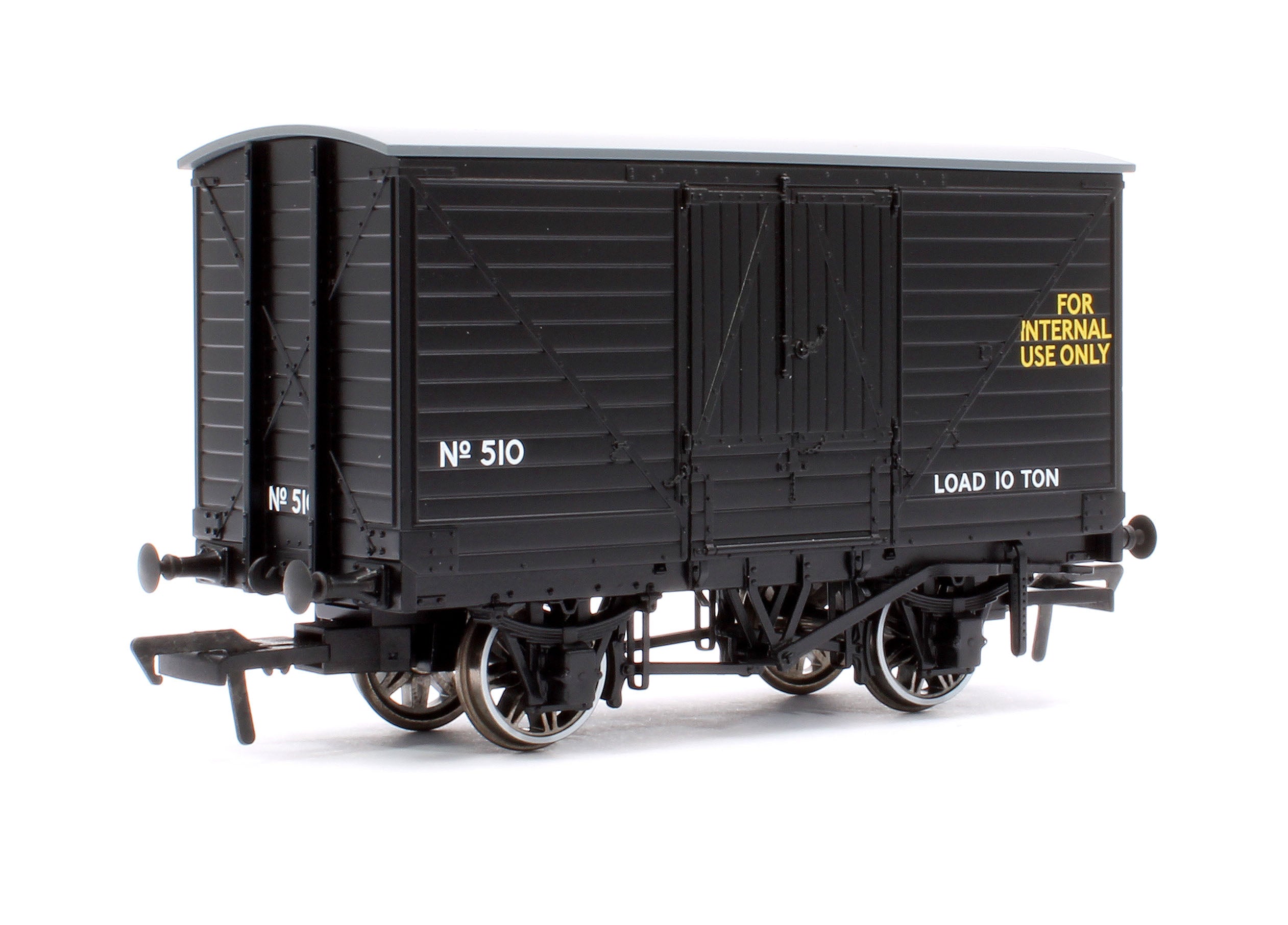 Rapido Trains UK 945015 LNWR D88 10T Covered Van, Docks – Rails