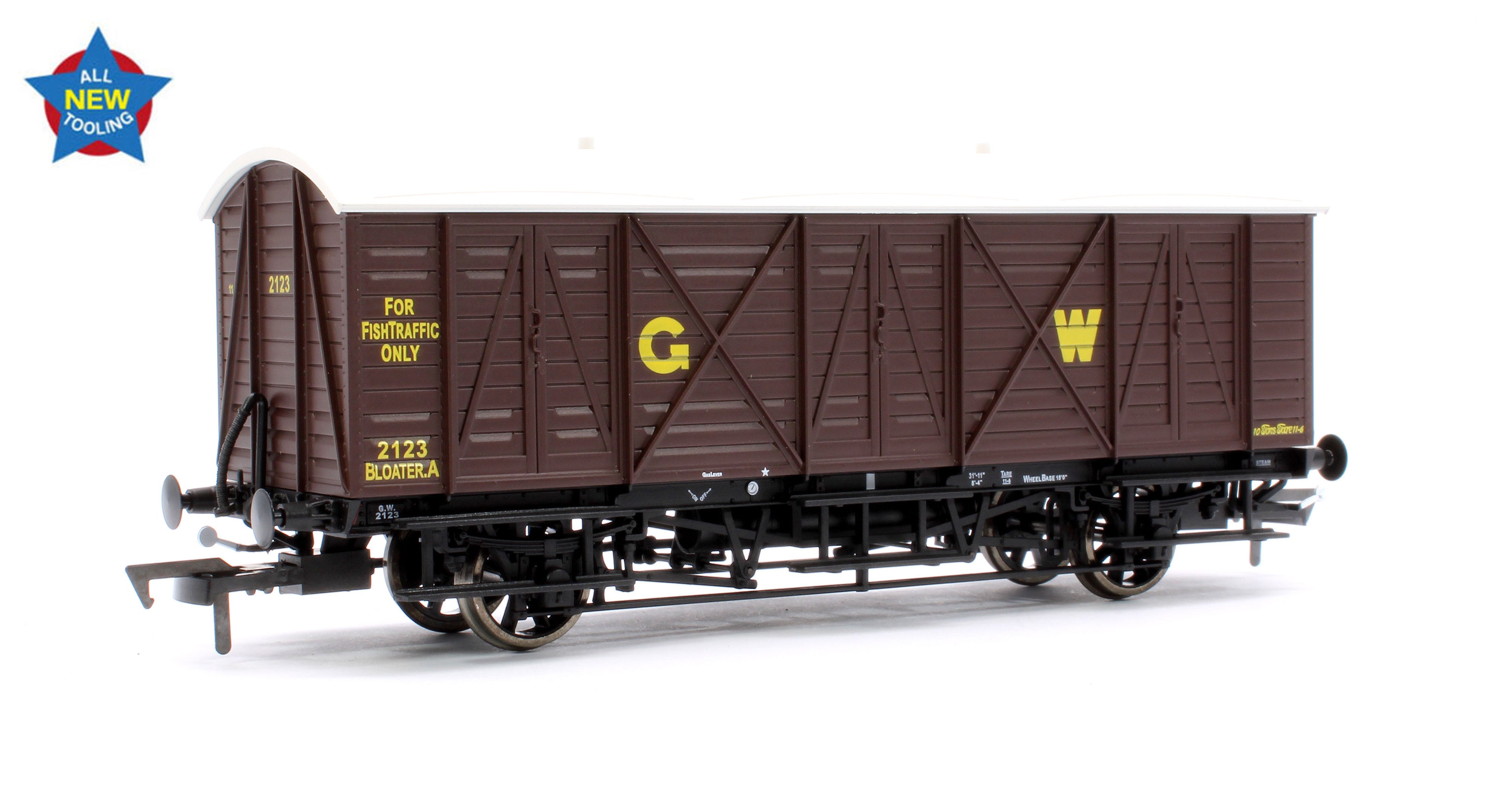EFE Rail E87058 GWR 10T 'Bloater A' Fish Van GWR – Rails