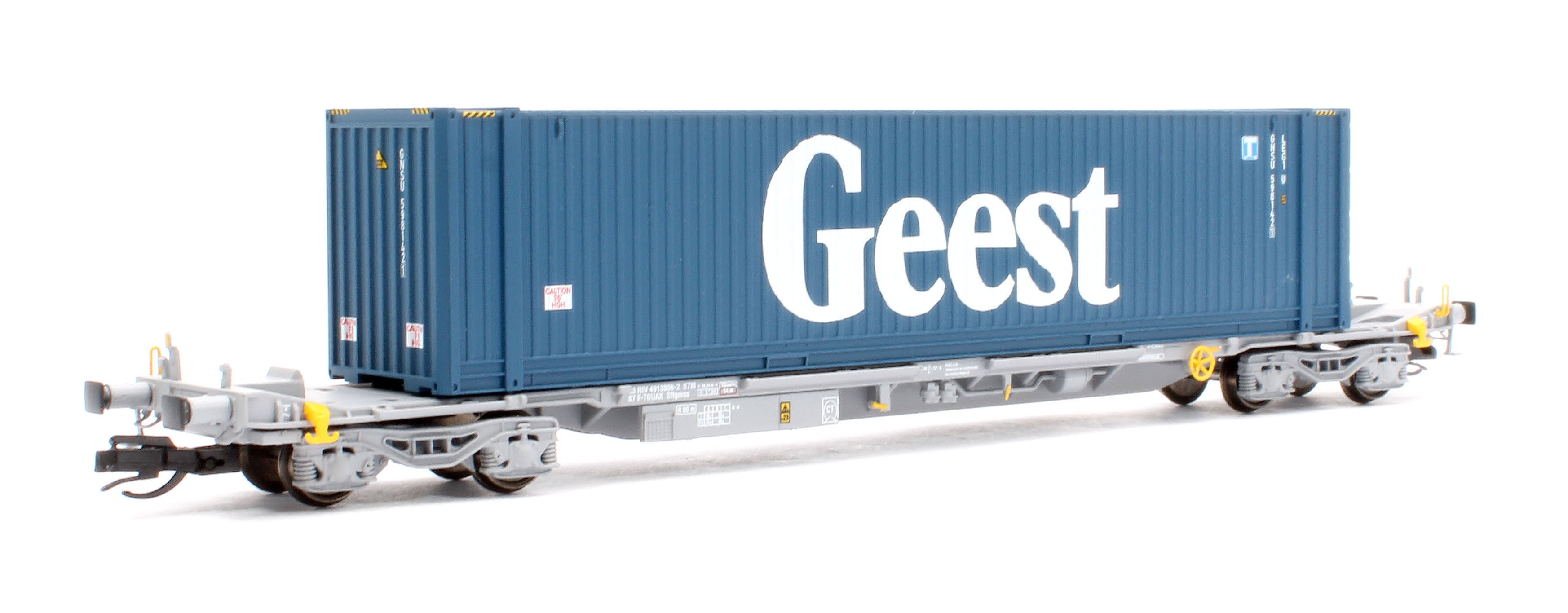 Hornby TT6033 TOUAX Sffgmss IFA Wagon GEEST 45ft Container – Rails