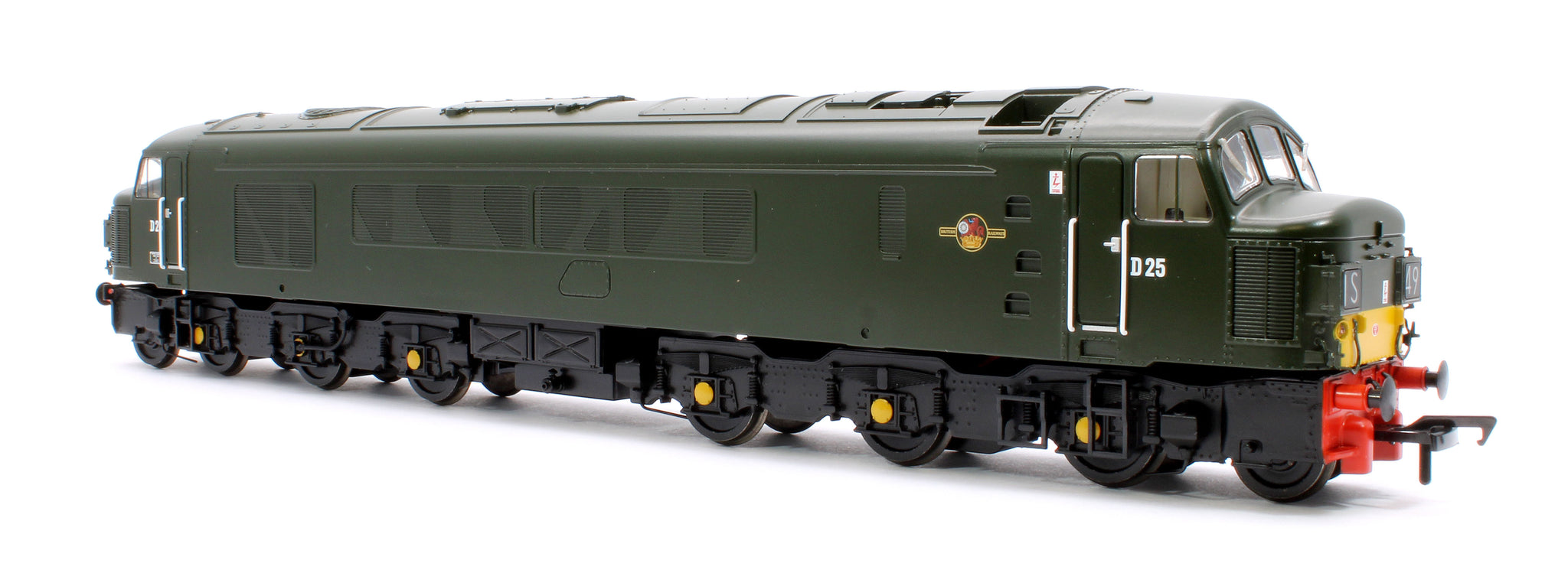 Bachmann 32-679ASF Class 45 Split Headcode D25 BR Plain Green (Small ...