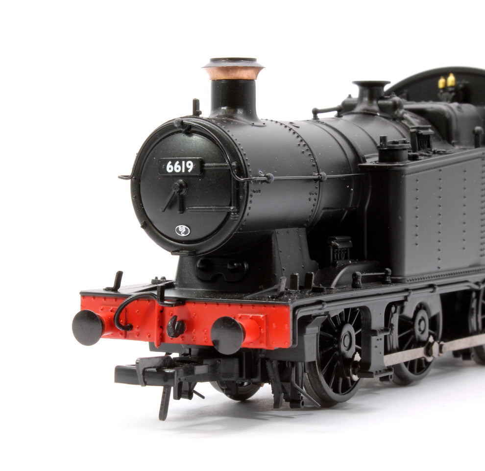 Bachmann 32-085A GWR 56XX Tank 6619 BR Black (Early Emblem) – Rails