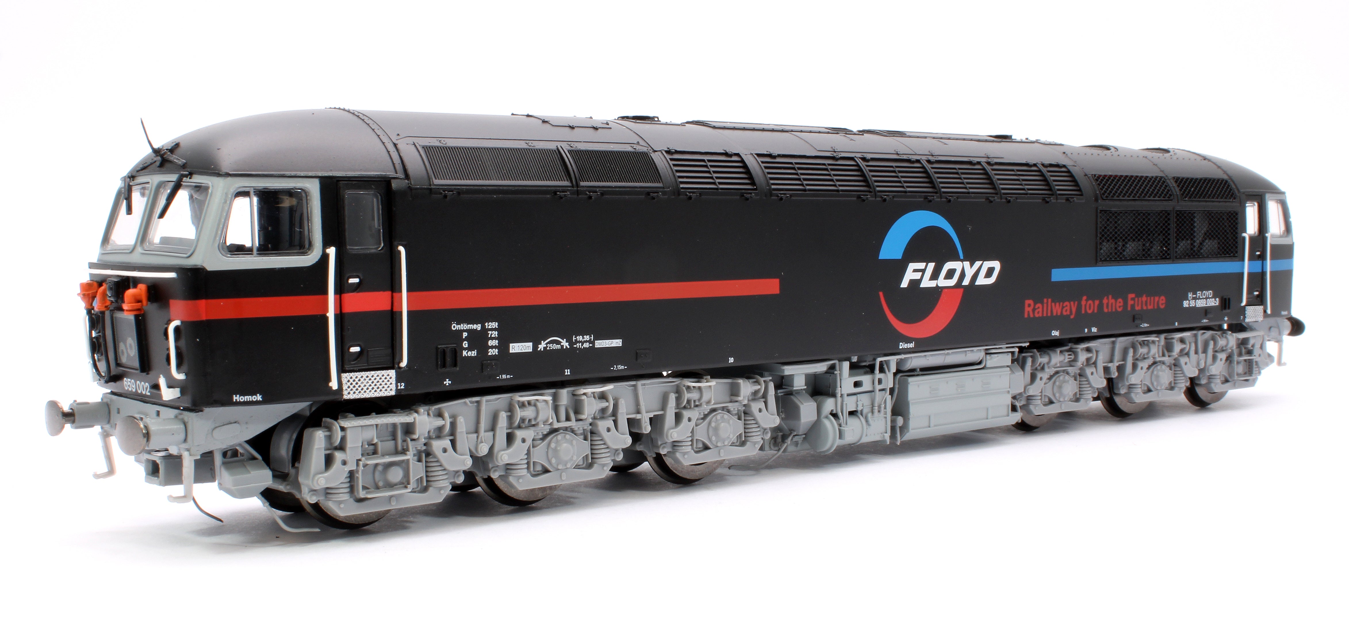 Hornby R3888 Floyd Zrt. Class 56 Co-Co 659 002 (ex-56115) – Rails