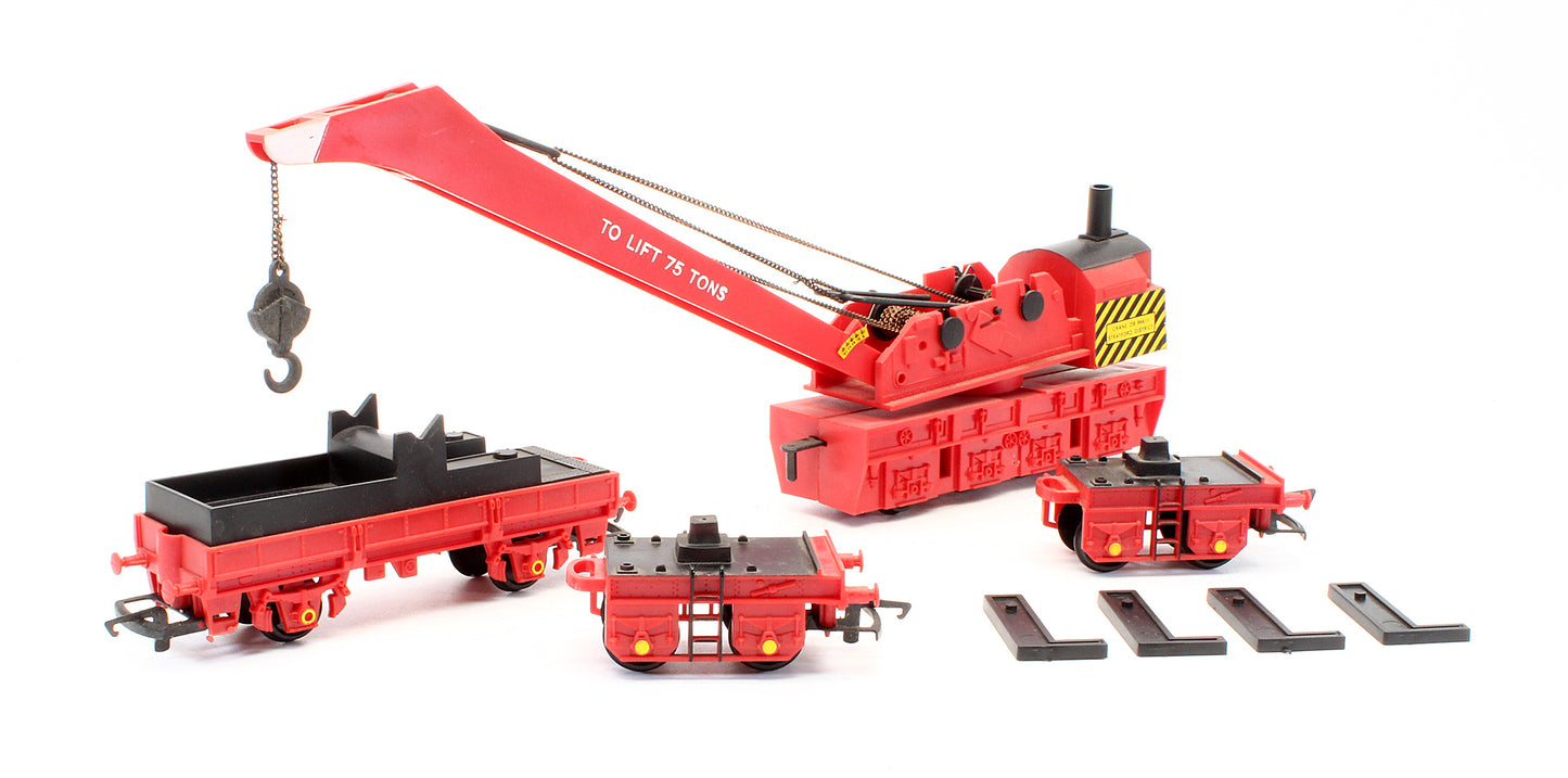 Hornby R739 Pre-Owned BR Operating 75 Ton Breakdown Crane – Rails