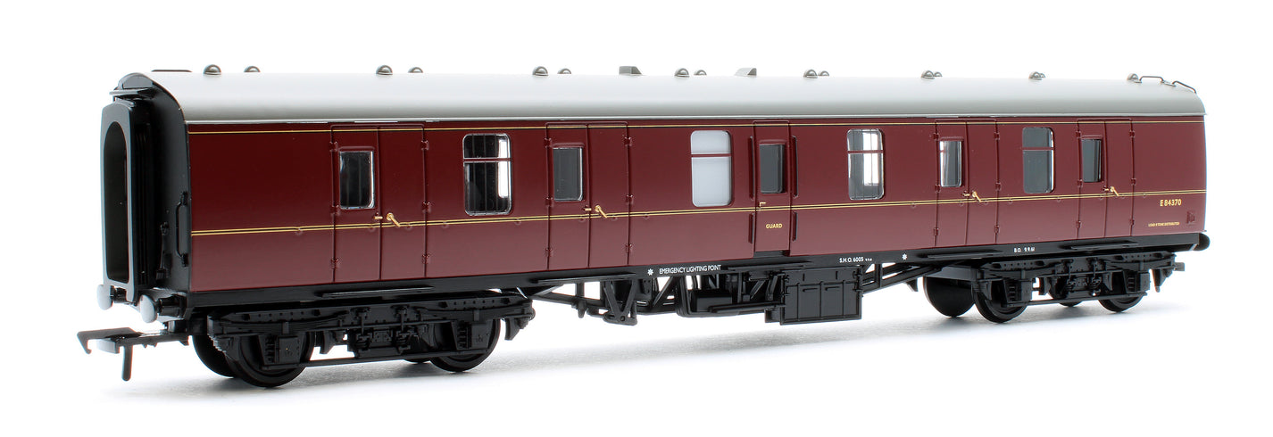 Bachmann 39-176H BR Mk1 BG Brake Gangwayed BR Maroon E84370 – Rails