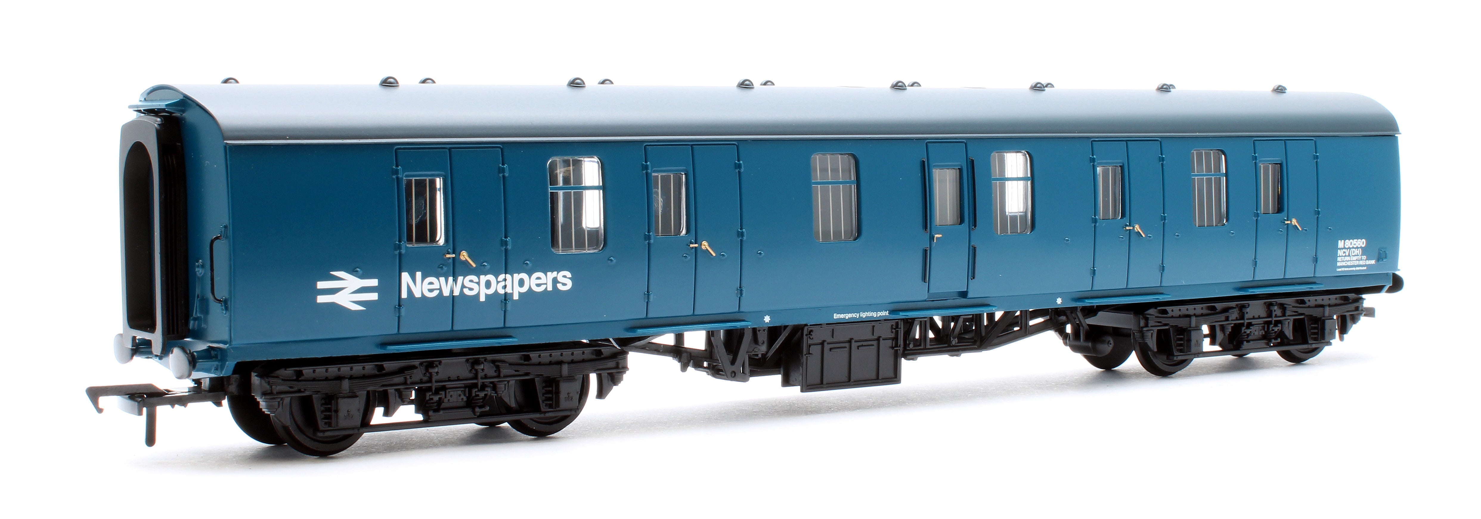 Bachmann 39-182C BR Mk1 NCV (Ex-BG) Brake Gangwayed BR Blue – Rails