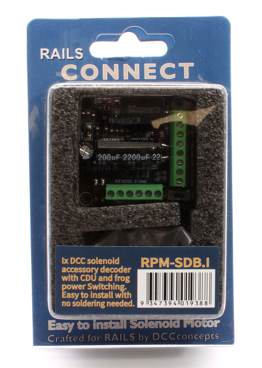 RPM-SDB.1 Rails Connect Solenoid Digital Accessory Decoder – Rails of ...