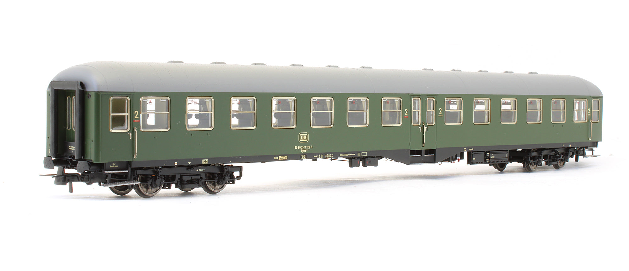 Brawa Pre-Owned DB 2nd Class Passenger Car 50 80 21-11 179-6 – Rails of ...