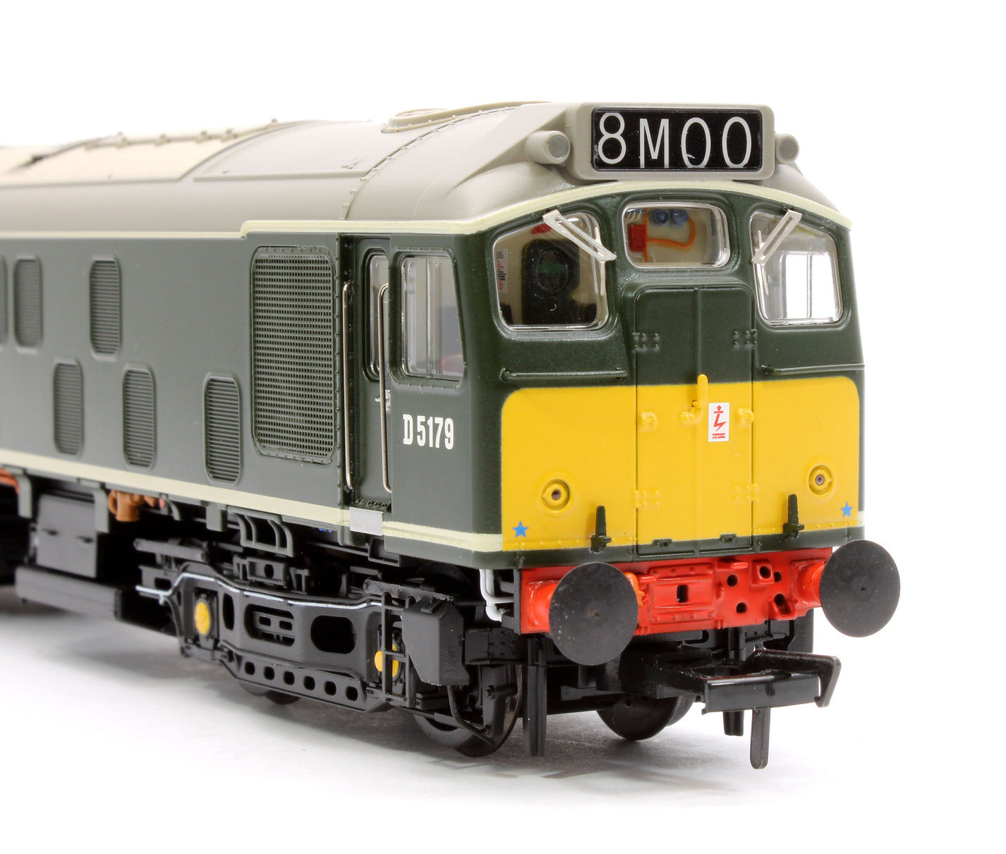 Bachmann 32-343A Class 25/1 D5179 BR Green (Small Yellow – Rails