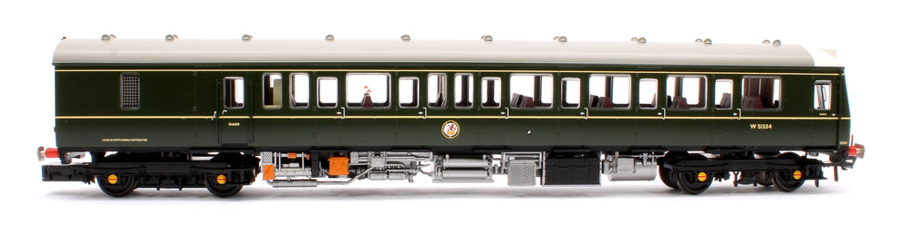 Bachmann 35-503SF Class 117 3-Car DMU R334 BR Green (Small – Rails