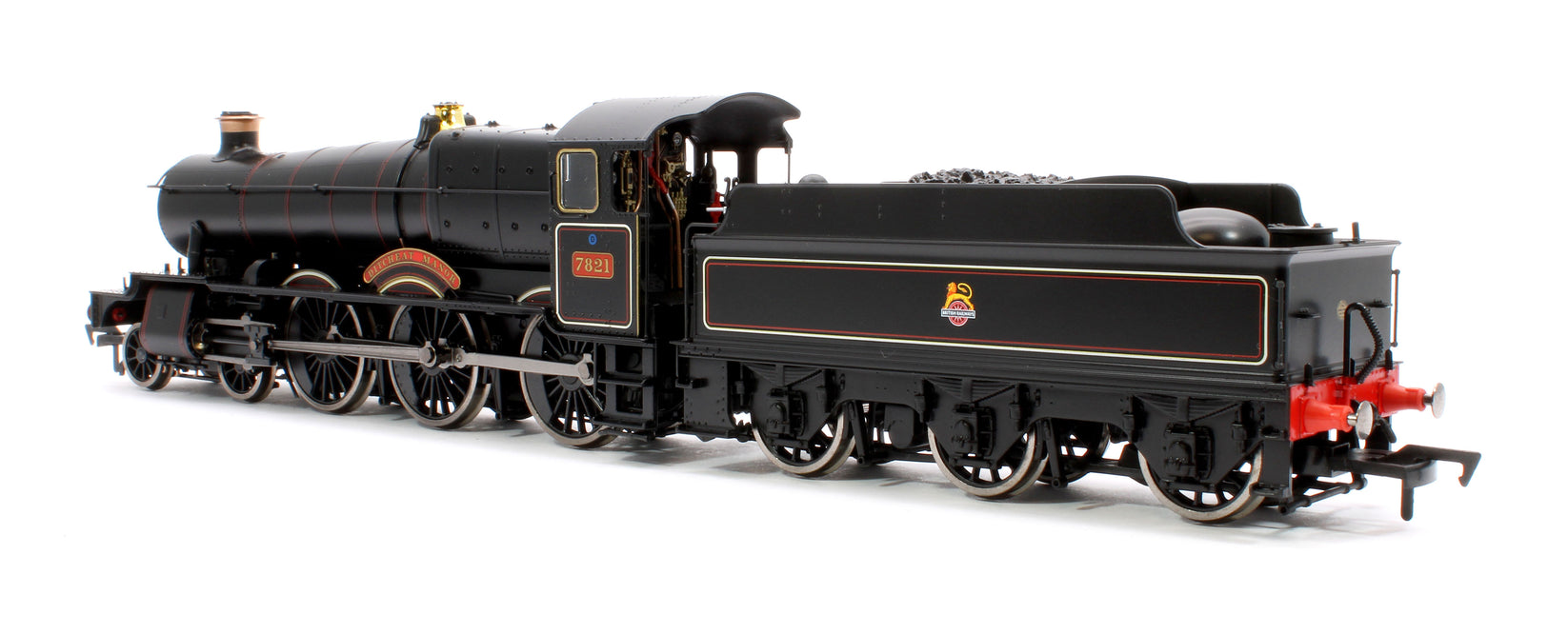Dapol 4S-001-011D Ditcheat Manor BR Lined Black Early Crest – Rails