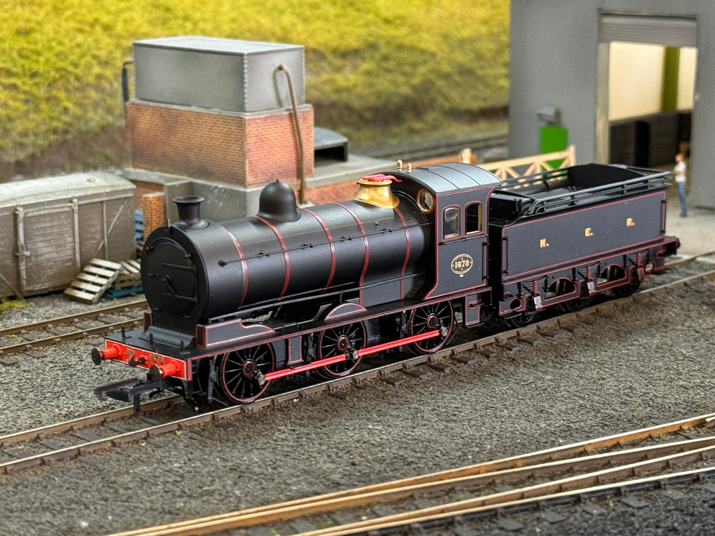 Oxford Rail NER P2 (lined black) 1678 0-6-0 Class J26 Steam Locomotive ...