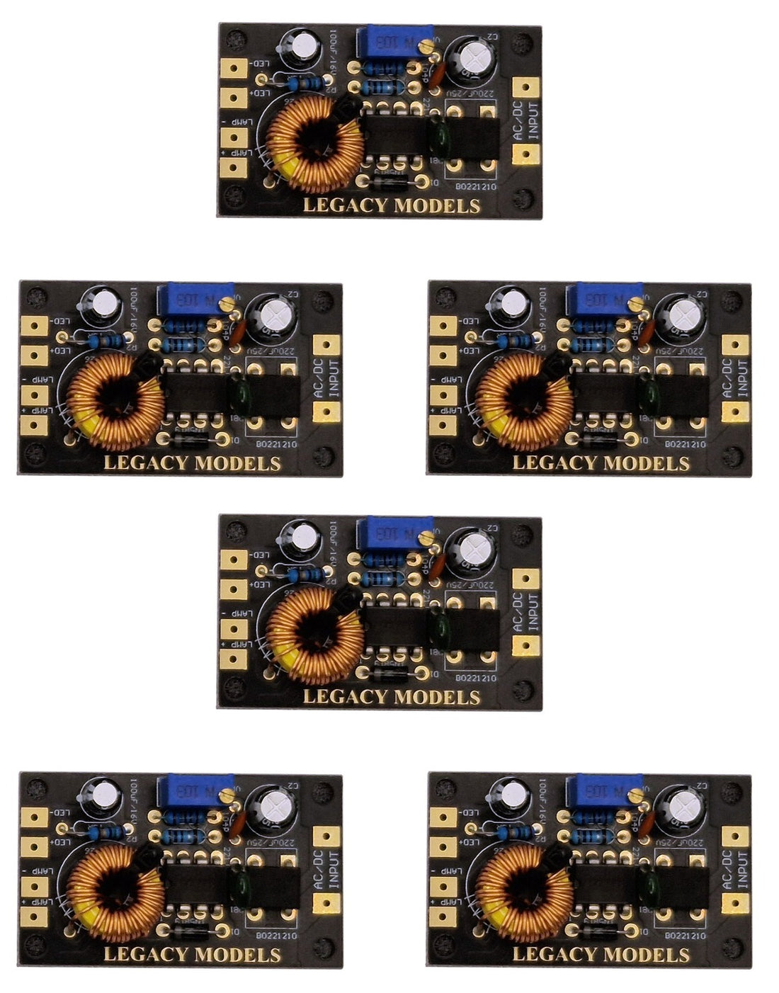DCC Concepts ROS-LCB.6 Layout Lighting Control Board Bundle – Rails