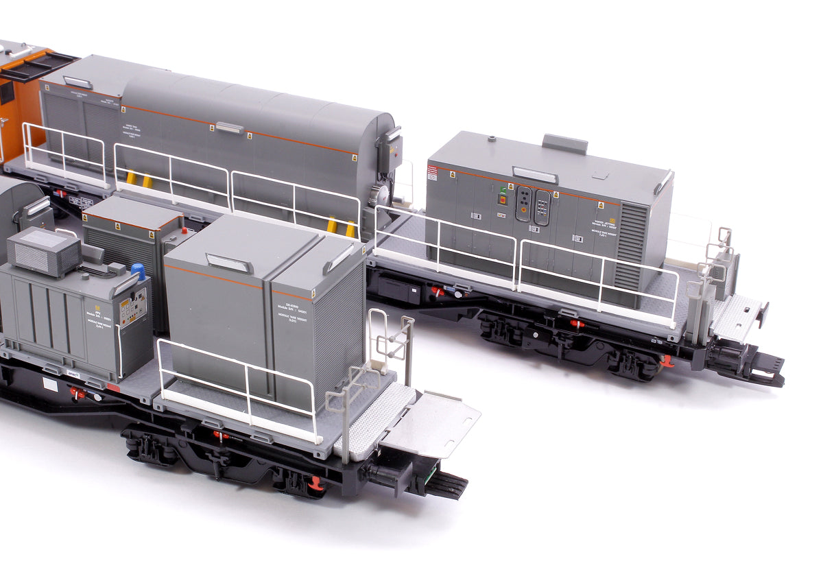 Bachmann 31-579SF Windhoff MPV 2-Car Set Network Rail Orange Nos ...