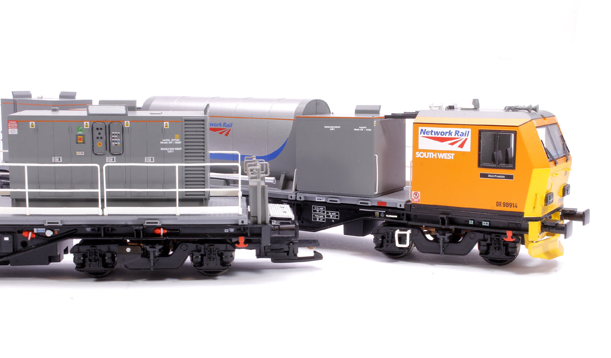 Bachmann 31-579 Windhoff MPV 2-Car Set Network Rail Orange Nos. DR98914 ...