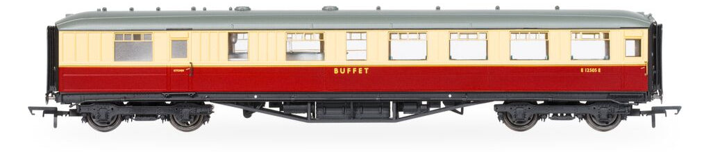 Hornby R40459 BR Gresley Corridor Crimson and cream Buffet – Rails