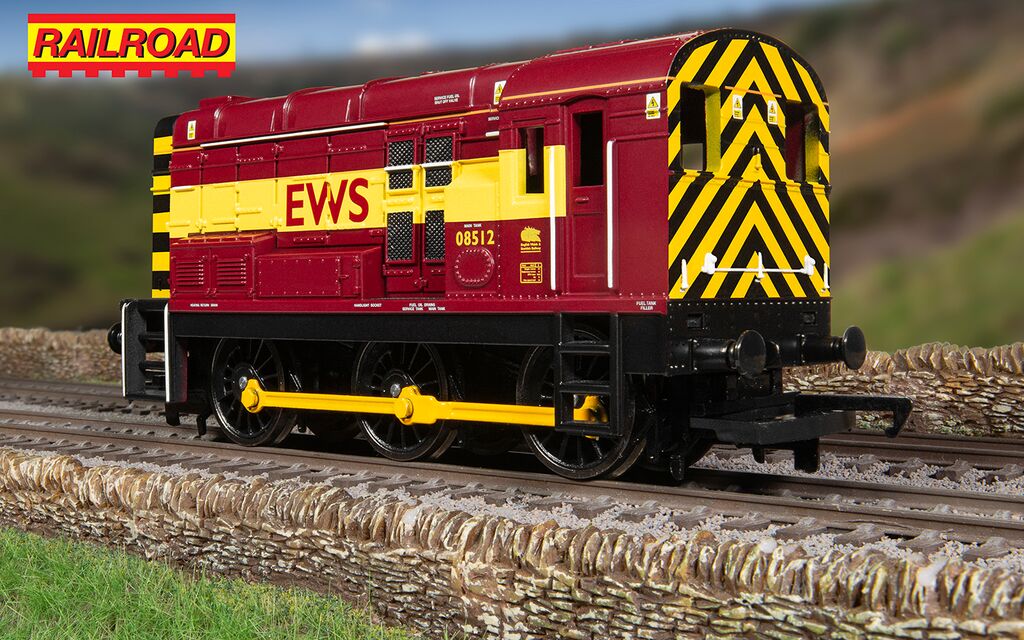 Hornby R30430 RailRoad EWS Class 08 No.08512 Diesel – Rails