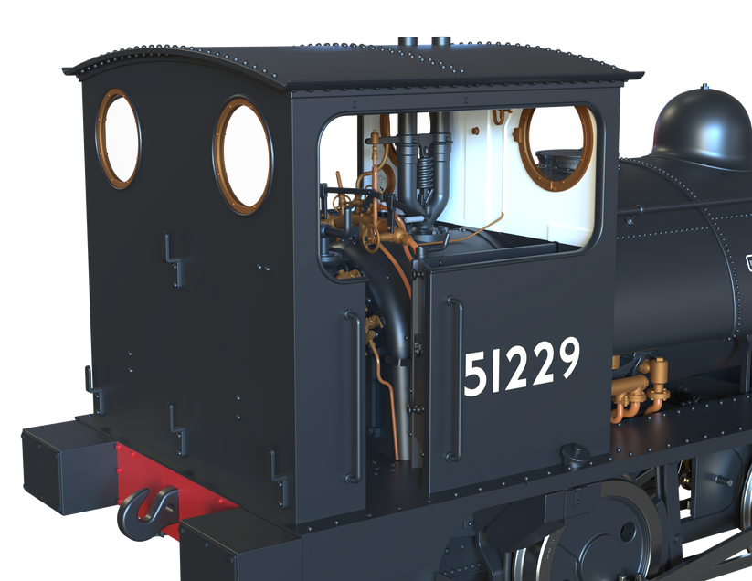 Ellis Clark Trains E1047 LYR 'Pug' 0-4-0ST 51229 BR – Rails