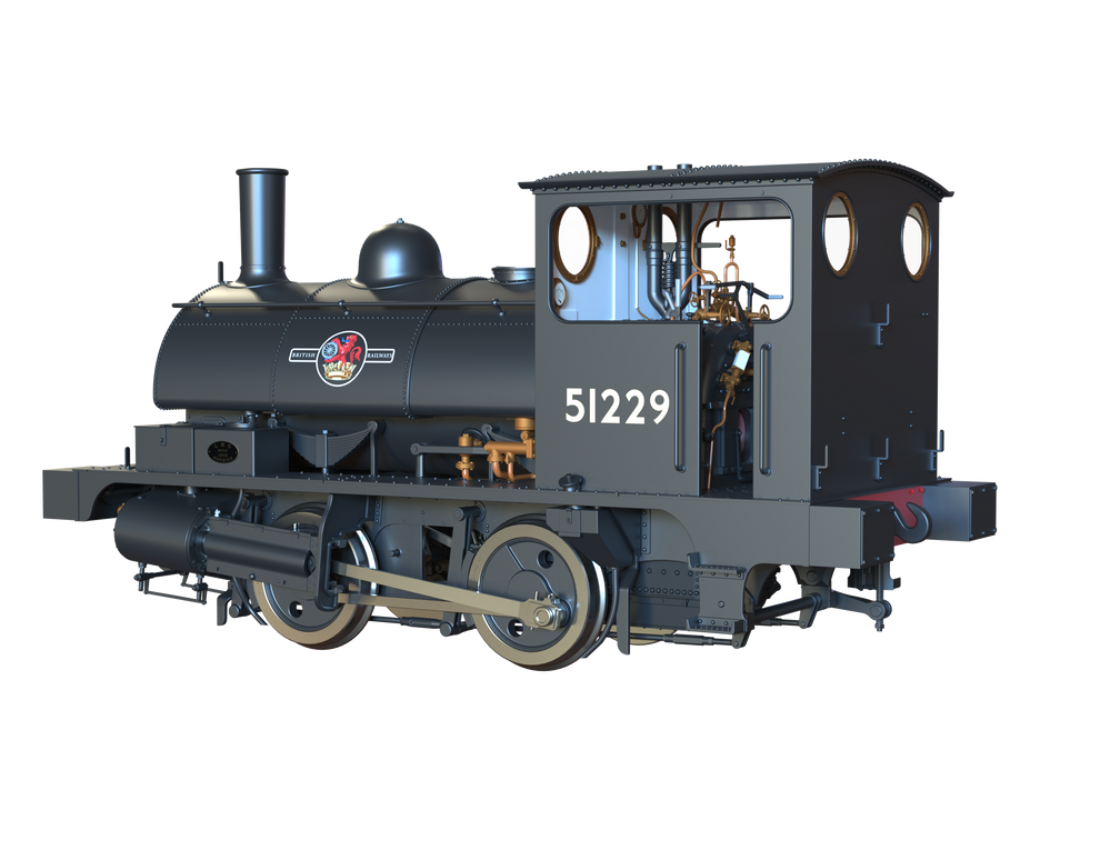 Ellis Clark Trains E1047 LYR 'Pug' 0-4-0ST 51229 BR – Rails