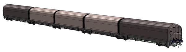 Revolution Trains OO/4mm 5-car Arbel WIA car carrier with RfD squadron ...