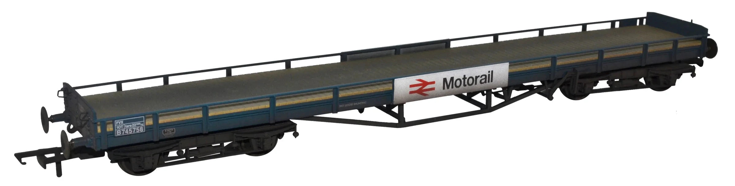 Oxford Rail Carflat Wagon Motorail B745758 Weathered – Rails of Sheffield
