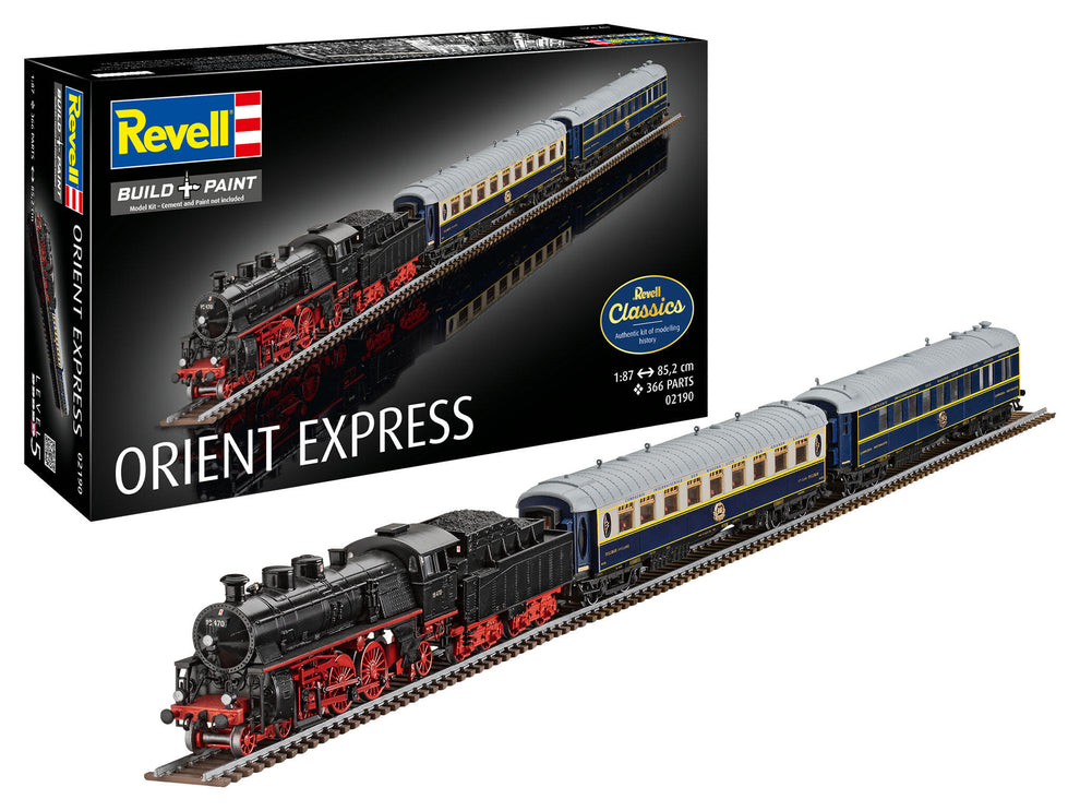 Revell 02190 Orient Express Revell Classics Model Kit – Rails