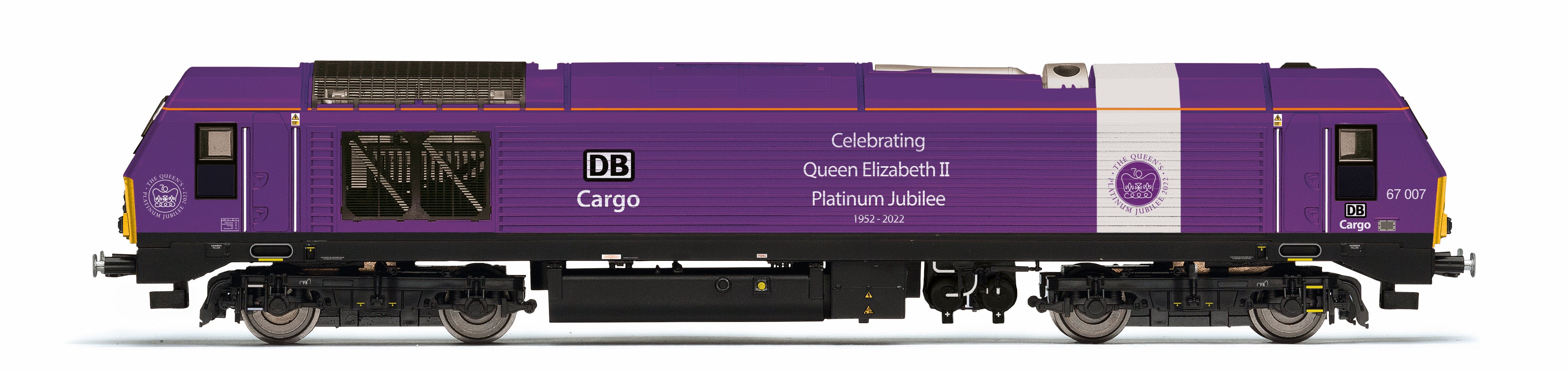 Hornby Class 67 DB Cargo Bo-Bo 67007 'Queen's Jubilee' Diesel ...
