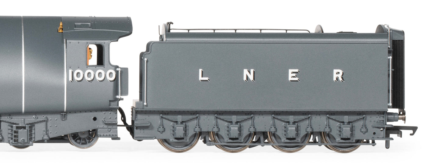 Hornby W1 Class 4-6-4 LNER 'Hush Hush' No.10000 (with Steam Generator) Steam – Rails of Sheffield