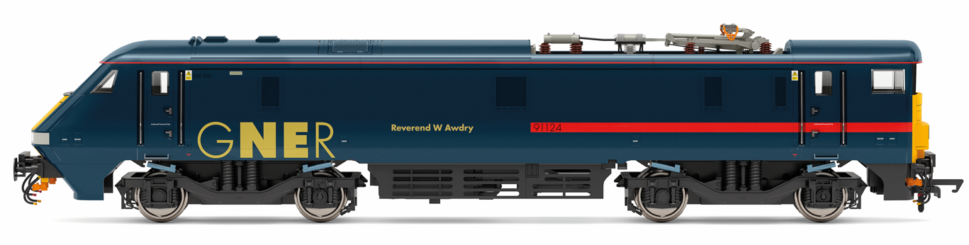 Hornby GNER Class 91 Reverend W Awdry No.91124 Electric Locomotive ...