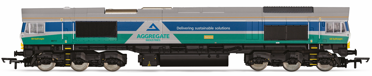 Hornby RailRoad Plus Aggregates Class 66 Sence No.66711 Diesel ...
