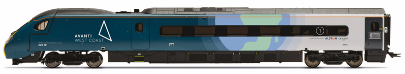 Hornby Avanti West Coast Class 390 COP26 Livery 4 Car Train Pack No ...