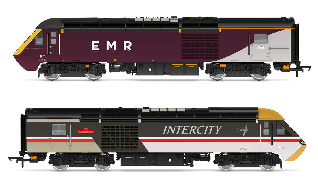 Hornby R30505 Class 43 HST Train pack 'EMR HST – Rails
