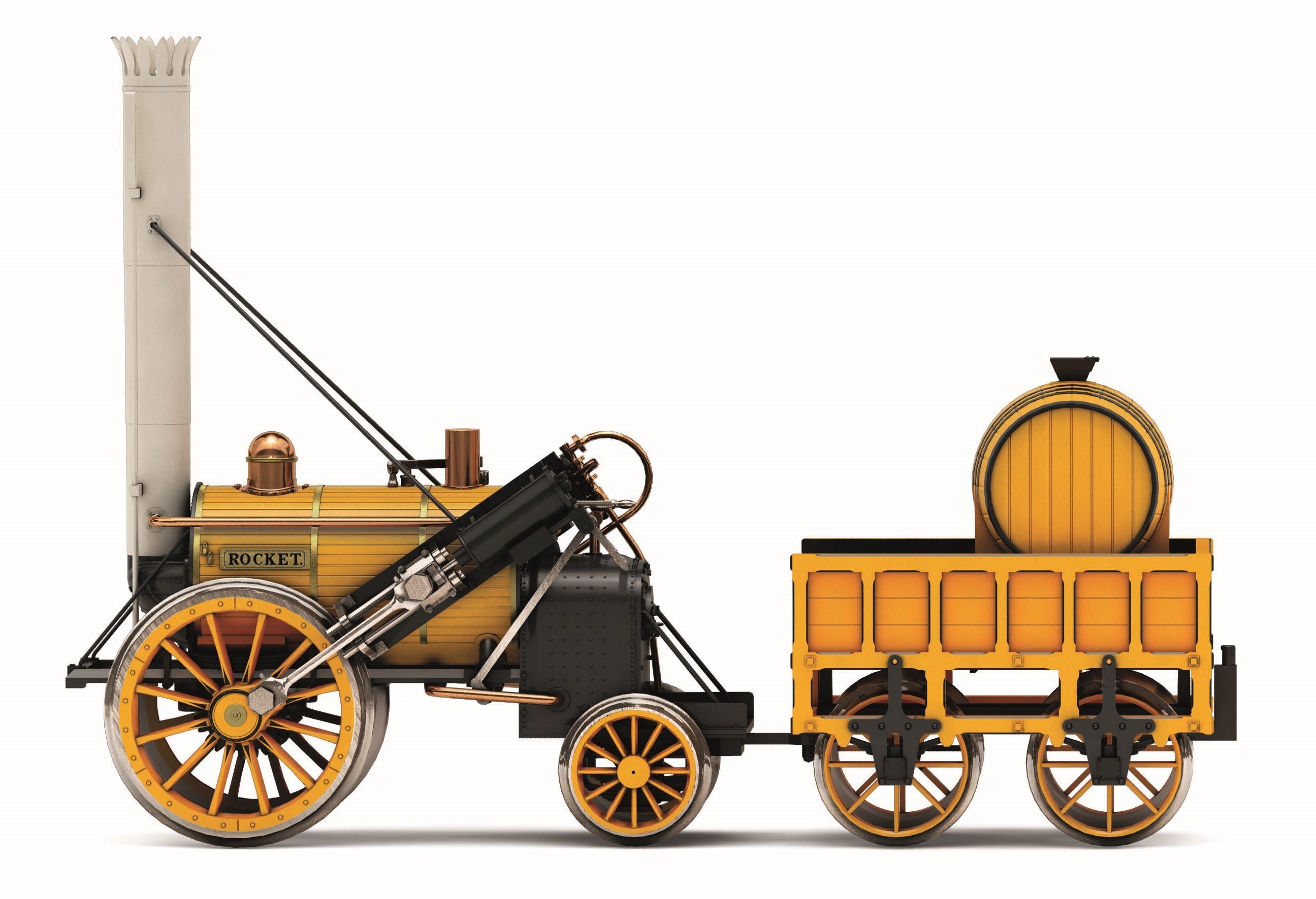 Hornby R30510 Stephenson’s Rocket 0-2-2 Steam Locomotive – Rails