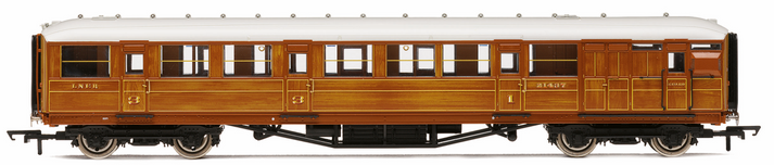 Hornby R40454 LNER Gresley Corridor Teak Coaches Brake 3rd – Rails