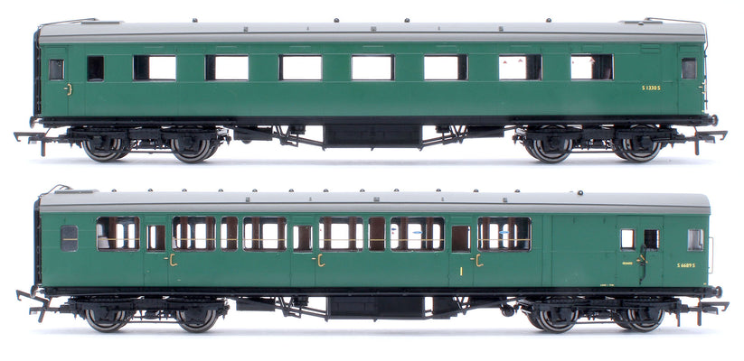 Hornby R4534C Pre-Owned BR Maunsell Push Pull Coach Pack – Rails