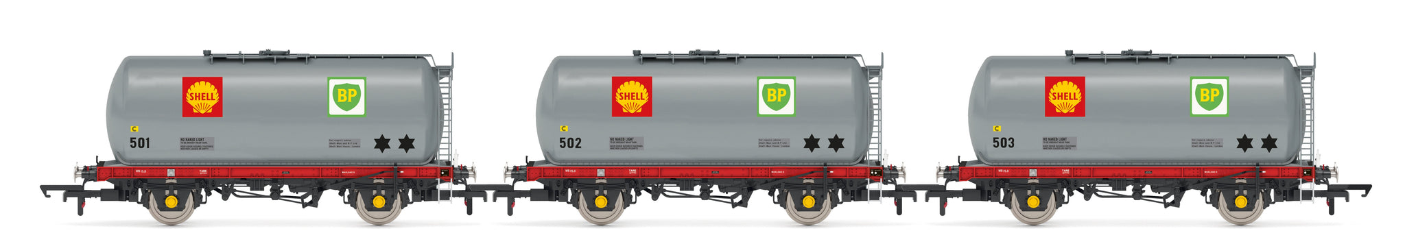 Hornby R60260 TTA Shell-Mex Tank Wagon Triple Pack – Rails of Sheffield