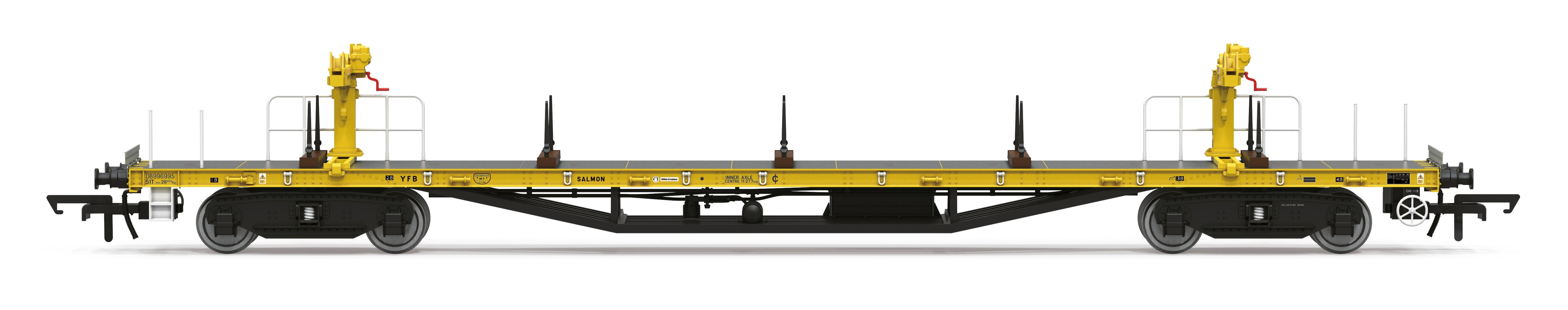 Hornby R60297 BR Departmental Salmon DB996995 with Crane – Rails