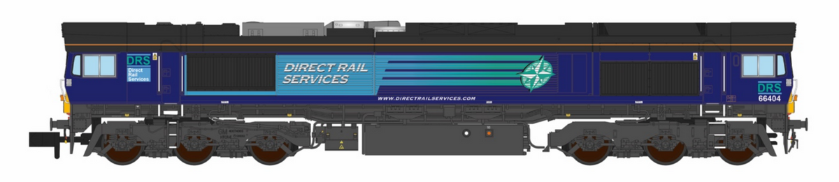 Revolution Trains RT-N66-DRC-404 Class 66 66404 DRS Compass Diesel ...