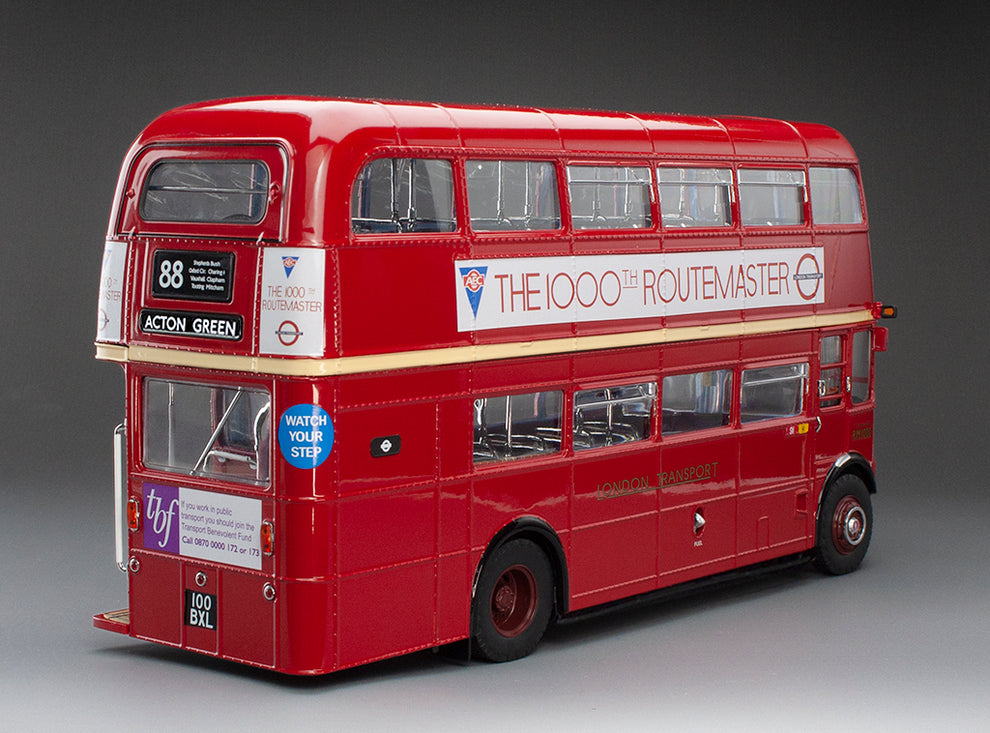 Sunstar H2943 Routemaster Bus RM1000 100 BXL Red (Limited – Rails