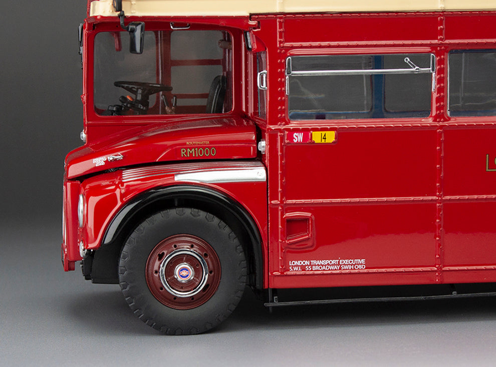 Sunstar H2943 Routemaster Bus RM1000 100 BXL Red (Limited – Rails